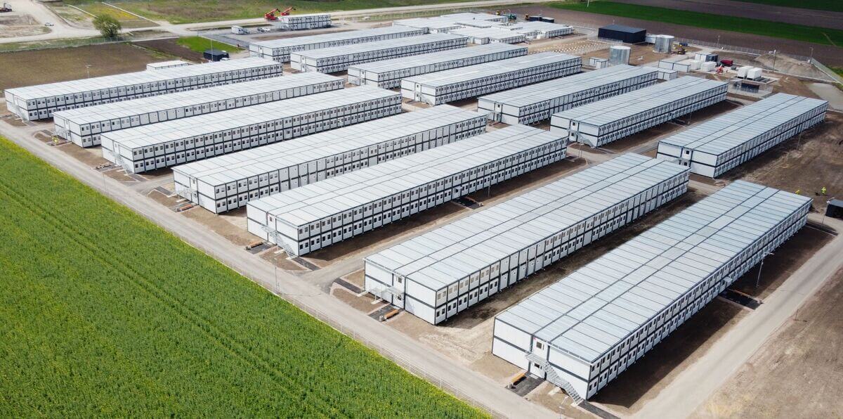 “Container town” opens in Poland to house thousands of Asian workers ...