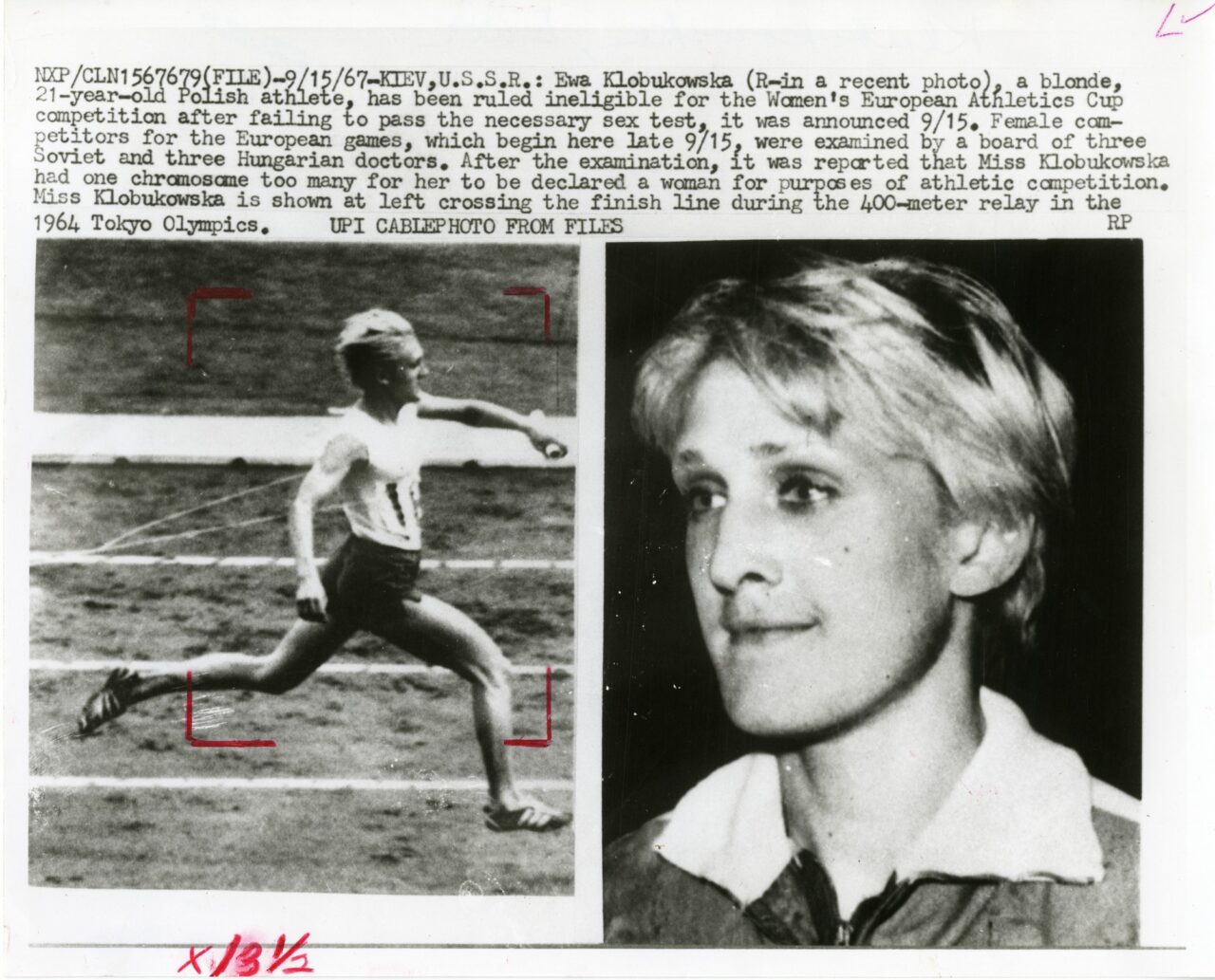 The Olympic champion wrongly banned for failing a gender test 60 years ...
