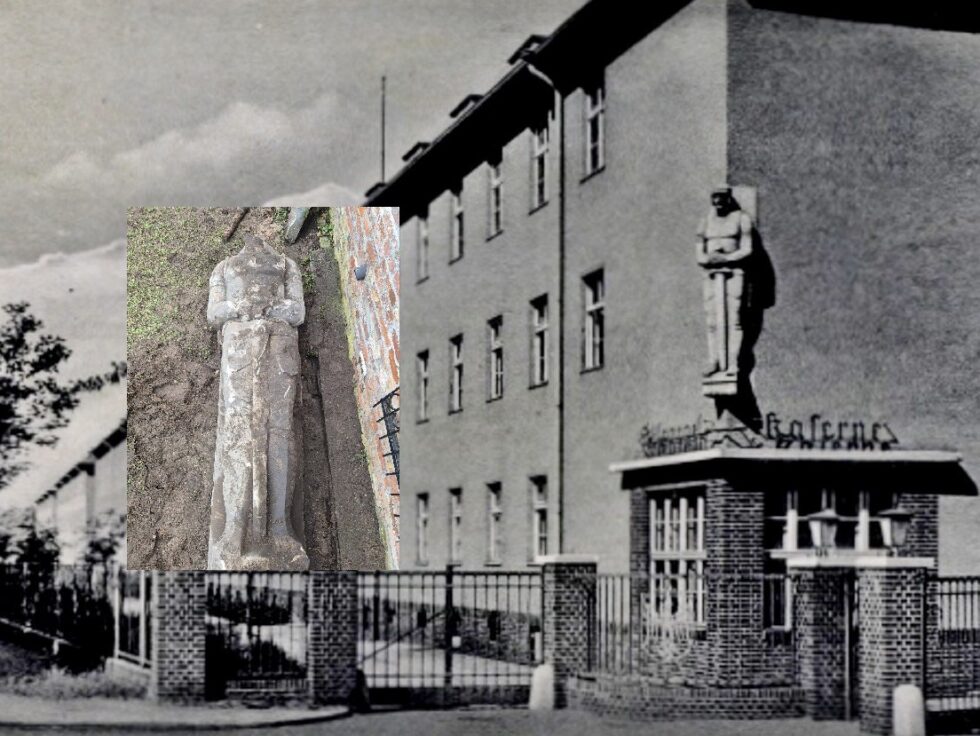Nazi-German statue, dubbed “Teutonkhamun”, found during construction of ...
