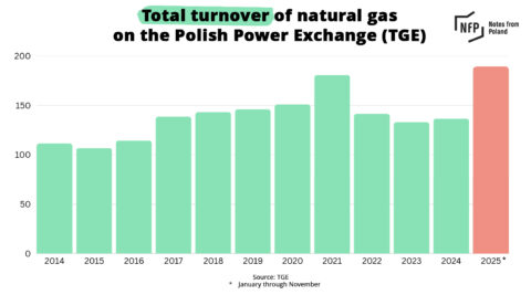 Poland breaks annual gas trading record, surpassing level before ...